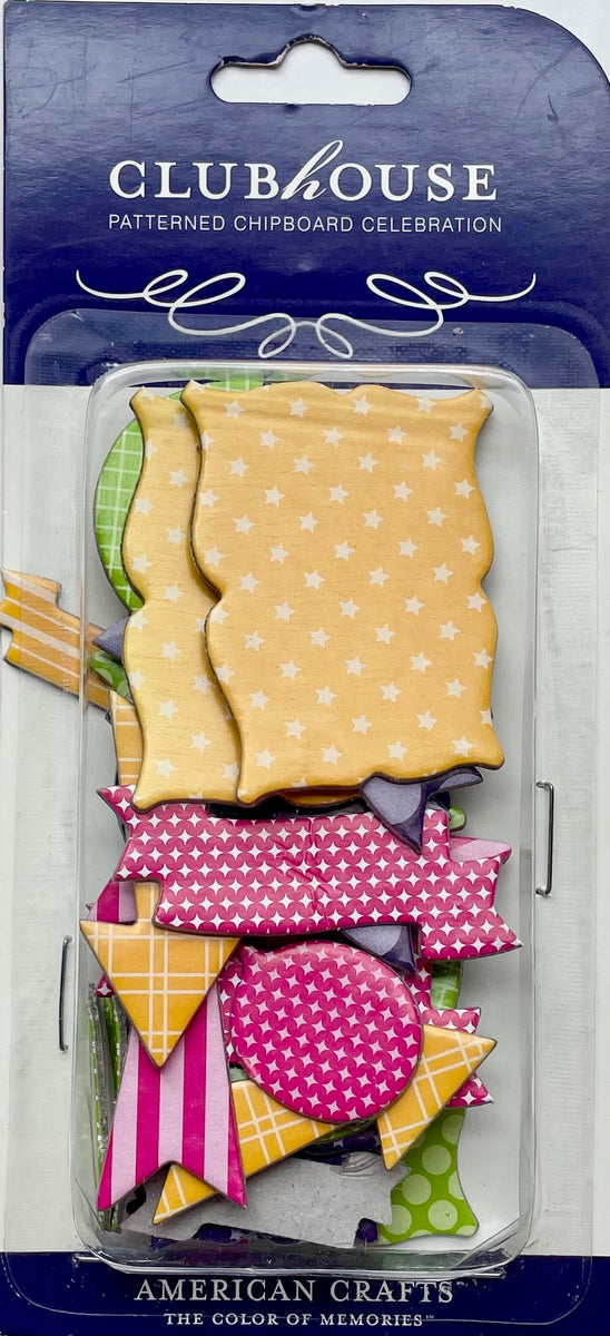 Celebration Chipboard Shapes – Priceless Scrapbooks