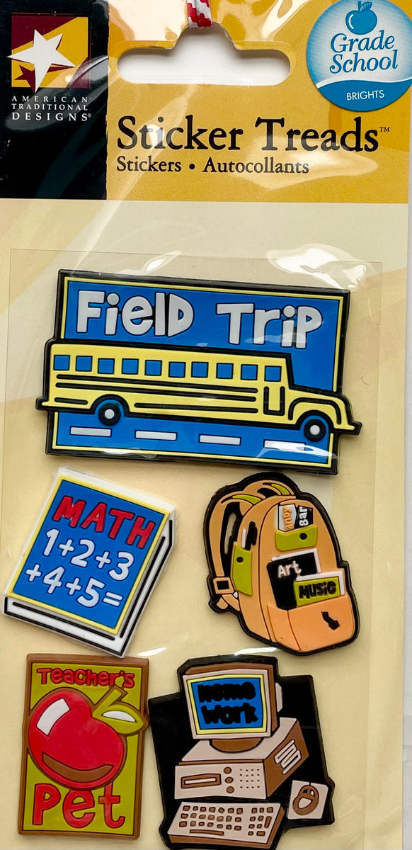 Grade School Sticker Treads – Priceless Scrapbooks