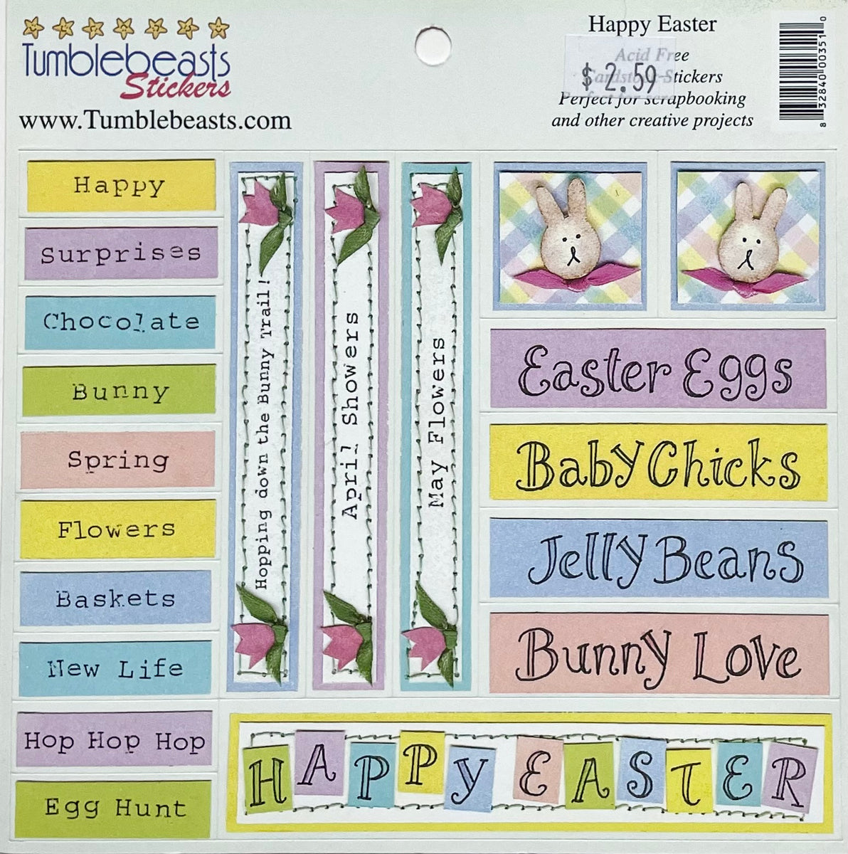 Spring Sticker Collection – Priceless Scrapbooks