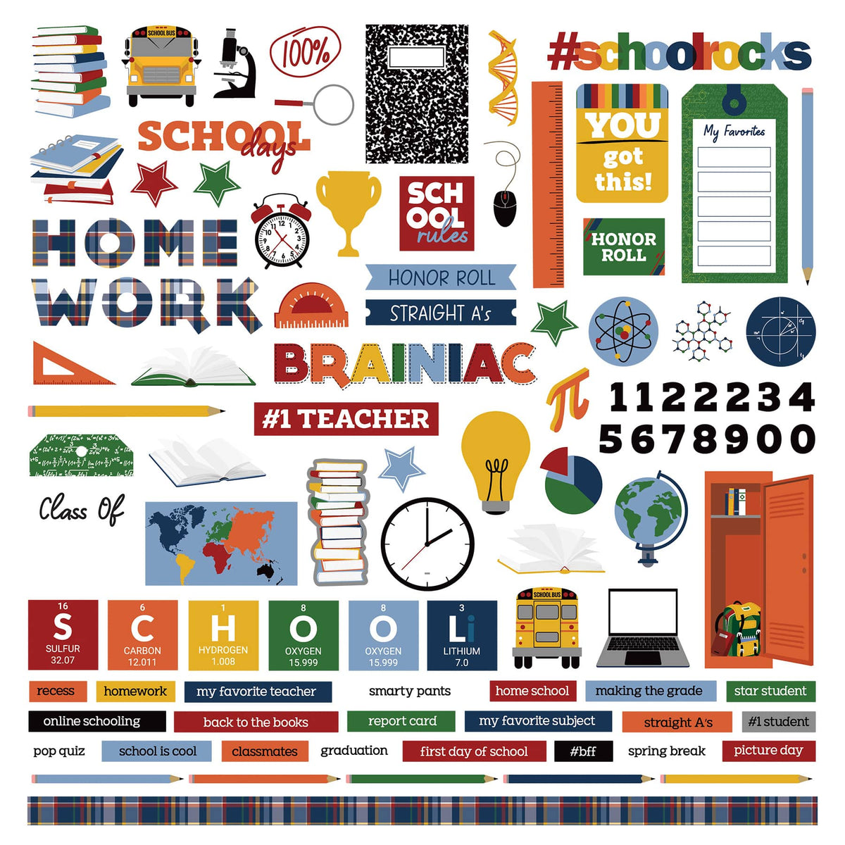 Brainiac 12x12 Paper Kit – Priceless Scrapbooks