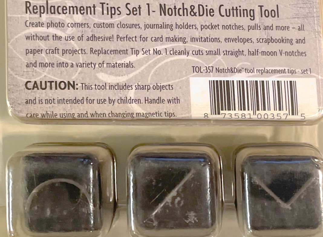 Notch&Die Replacement Tips Set 1 – Priceless Scrapbooks