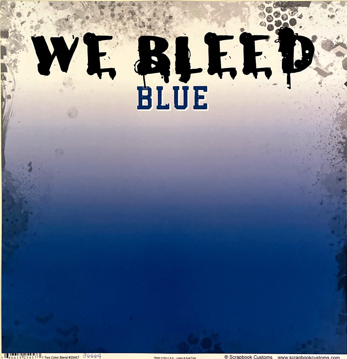 We Bleed Blue Paper – Priceless Scrapbooks