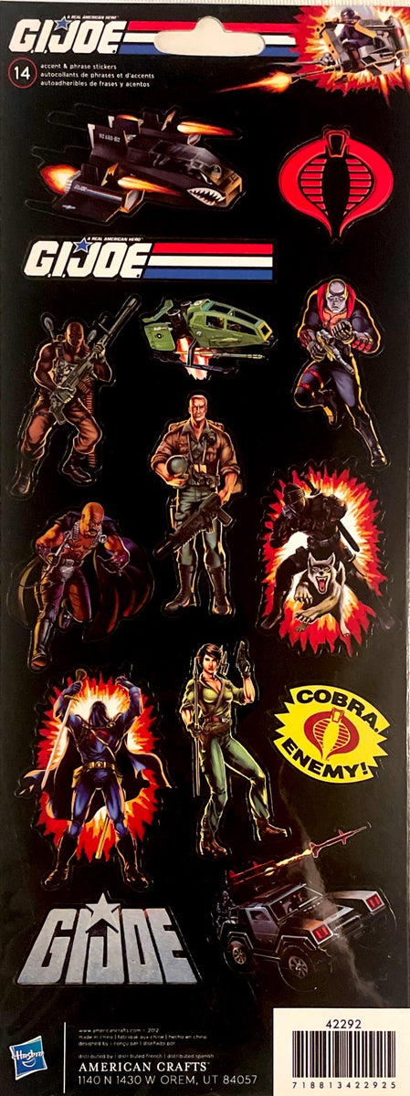 GI JOE Stickers – Priceless Scrapbooks